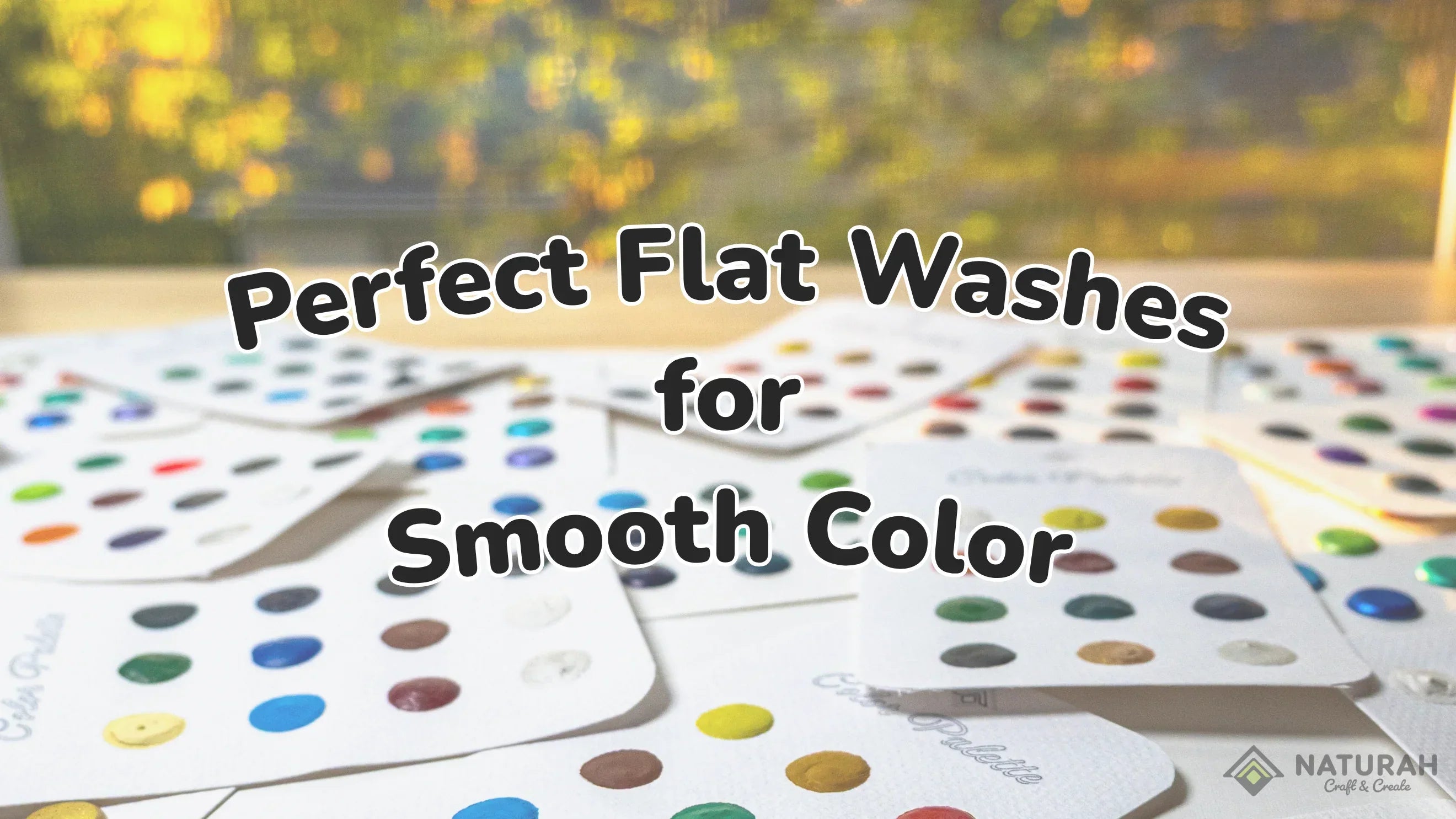 Watercolor for Beginners: Flat Wash – Naturah